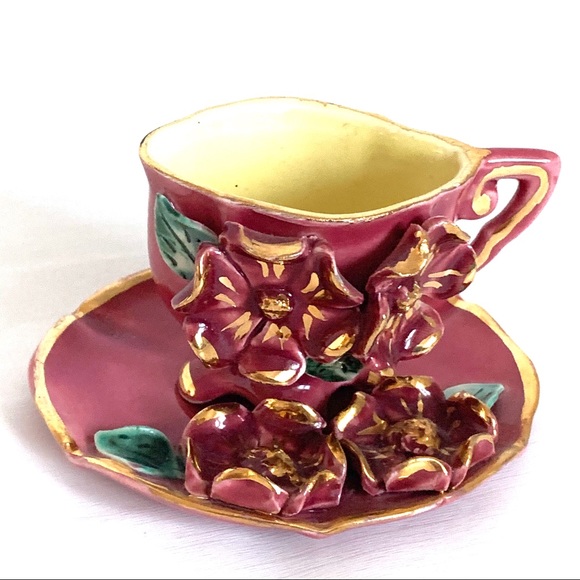 Vintage | Dining | Vintage Rococo 2 Small Coffee Cups With Saucers ...